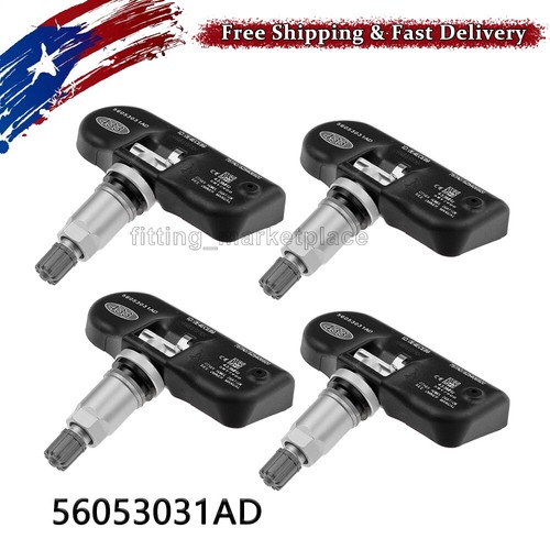 4PCS TPMS Tire Pressure Sensors fits for 2008-2012 Chrysler Town ...