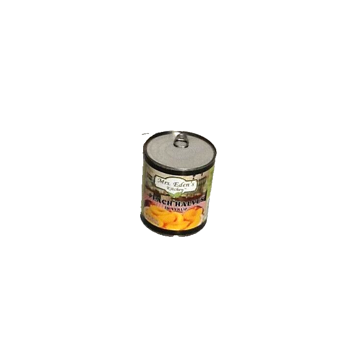 Lot of 6 Cans Mrs Eden kitchen Peach Halves in Syrup/29.1 Oz each/Exp ...