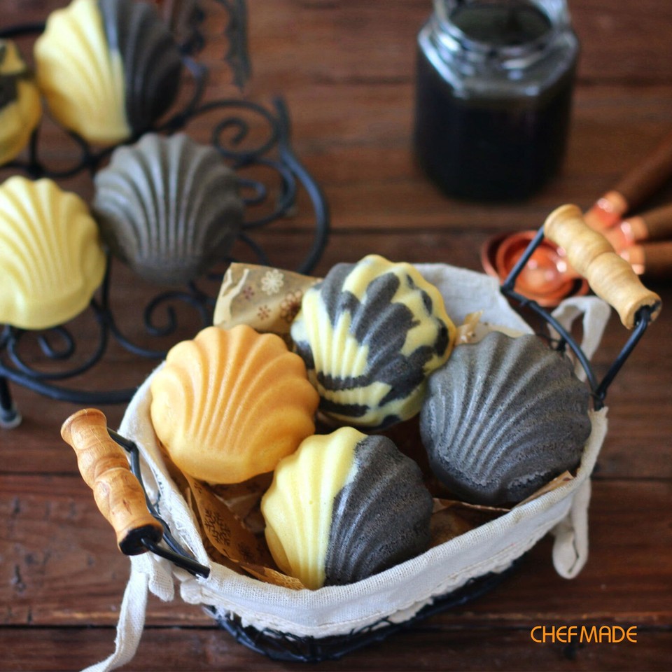 CHEFMADE Madeleine Pans, Spherical Shell Madeline Cake Pan | eBay