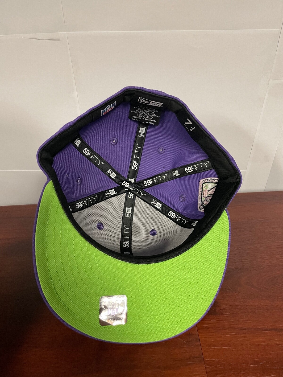 NEW ERA SEAHAWKS 40 SEASON PATCH Custom 59Fifty PURPLE (ONLY 50 MADE ...