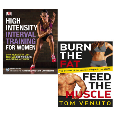 Burn the fat, high-intensity interval training 2 Books Collection Set ...