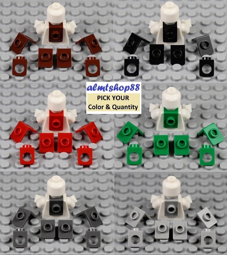 LEGO - Neck Bracket w/ Back Stud - Minifigure Body Wear Dark Light Gray ...