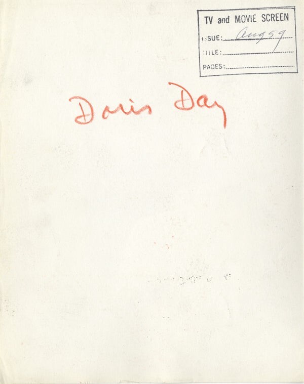 Doris Day 1959 Sweater Glamour Fashion Shoot Original 8x10 approx Photo ...