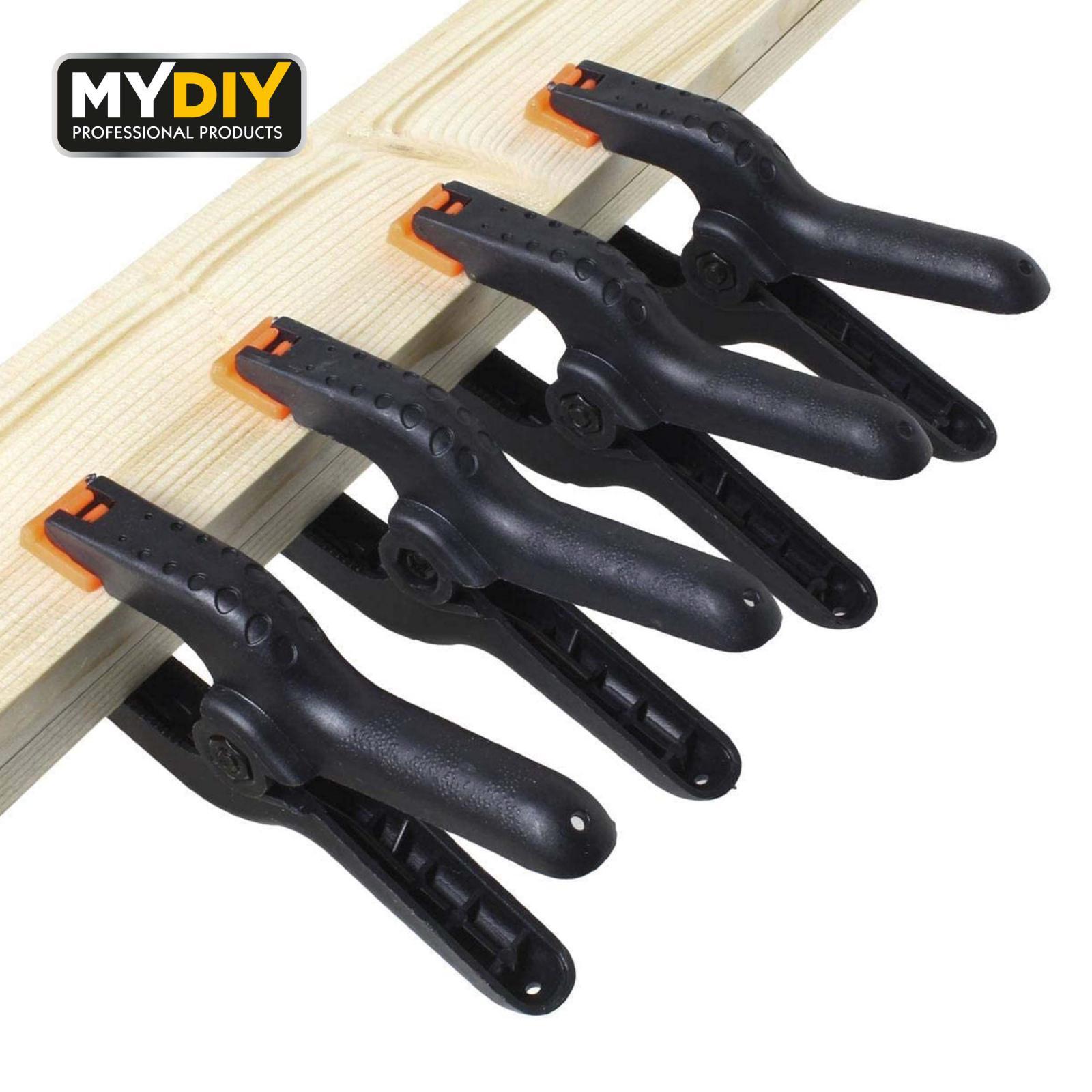 Large Spring Clamps 6 " Set Heavy Duty Market Tarpaulin Quick Grip ...