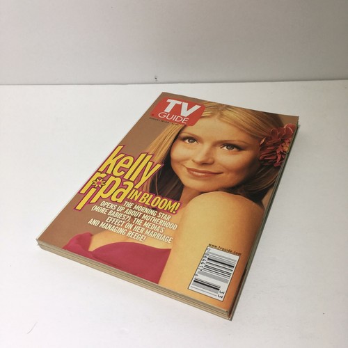 TV Guide August 18-24 2001 Kelly Ripa in Bloom! | eBay