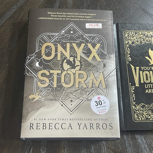 Onyx Storm Target Exclusive Collector Edition Journal, & Bookmark ...