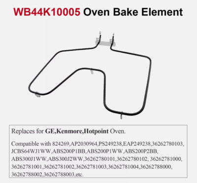 WB44K10005 Range Oven Bake Heating Element replace AP2030964 PS249238 ...