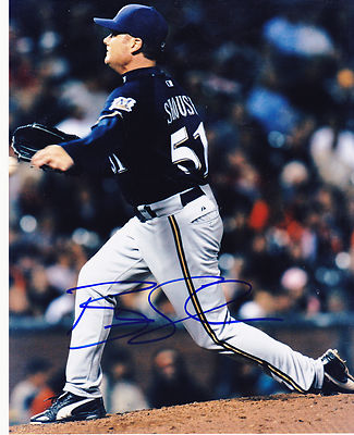 BRIAN SHOUSE MILWAUKEE BREWERS ACTION SIGNED 8x10 | eBay