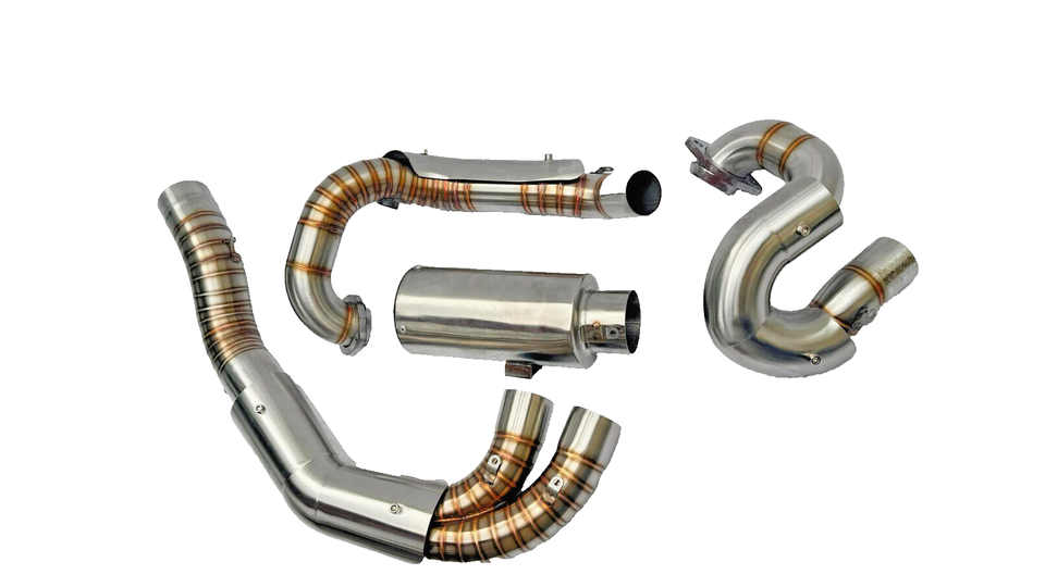 Custom 2-into-1 Exhaust System for Harley VROD NIGHT ROD/VRSCA/VRSCB ...