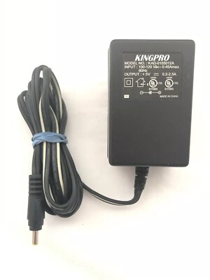 Genuine OEM Kingpro KAD-0105012A AC Power Supply / Adapter Output: 5VDC ...