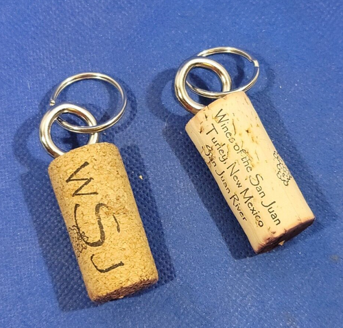 Floating Keychain Boat keys Swimming Pool Vintage Wine Cork Keyring lot ...