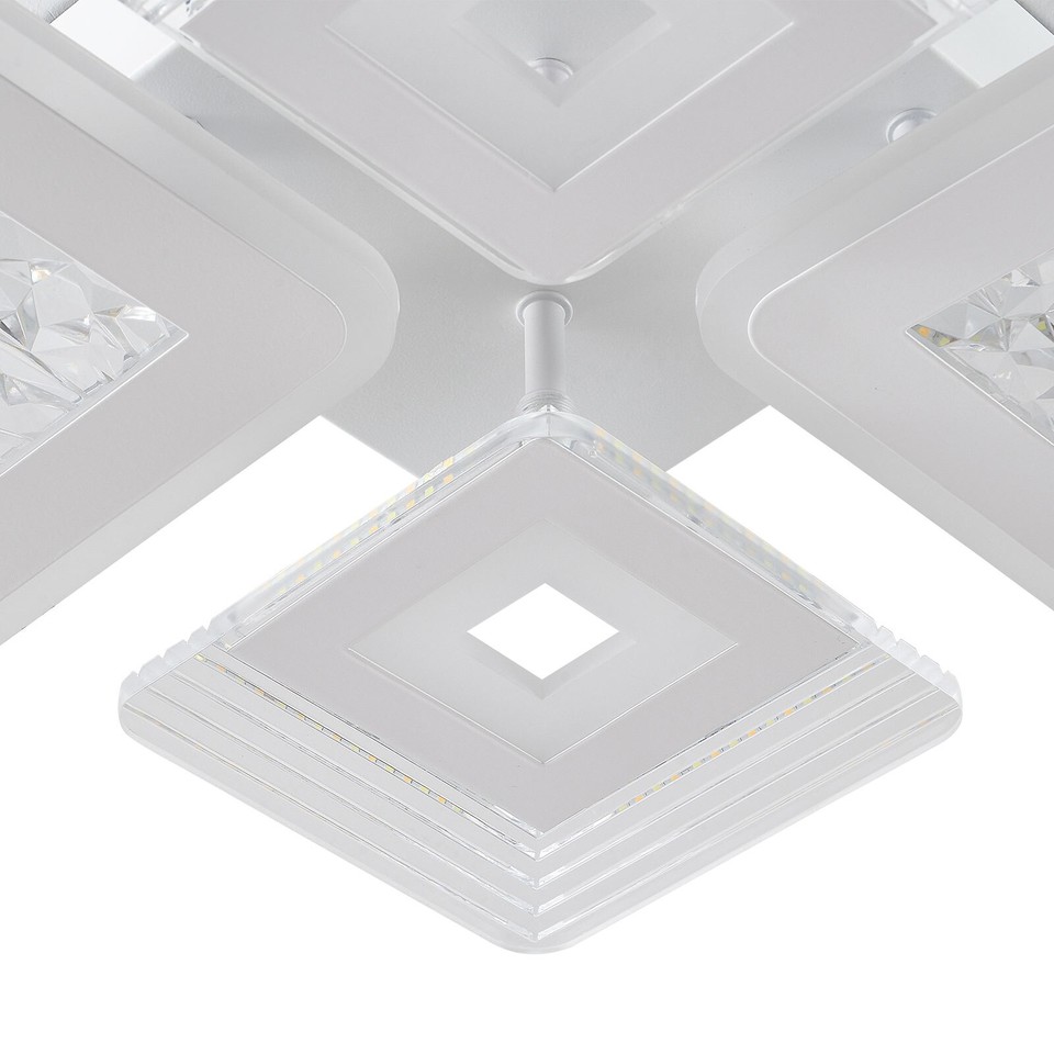 LED Acrylic Ceiling Lamp Flush Mount Light Bedroom Modern Living Room ...