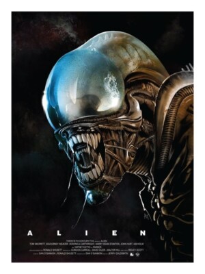 Alien Xenomorph Movie Film Poster Print Art 18x24 Mondo | eBay