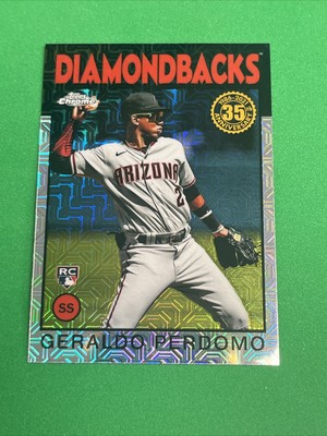 2021 Topps Update Geraldo Perdomo RC Silver Pack Mojo Refractor #86C-49 ...