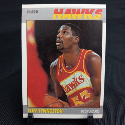 1987-88 Fleer Basketball #63 Cliff Levingston Atlanta Hawks (1A158) | eBay