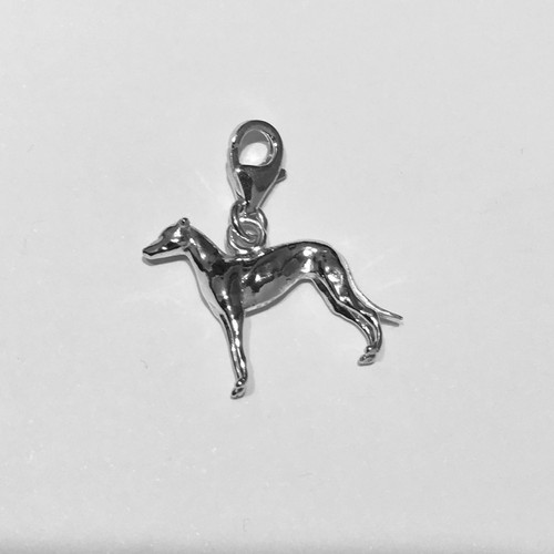 Sterling Silver Whippet Charm / Pendant | eBay UK