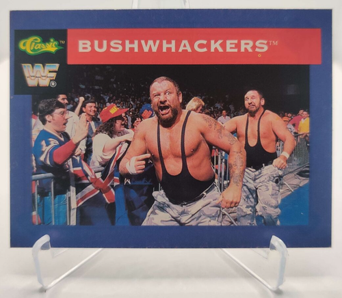 1991 Classic WWF Superstars #119 Bushwhackers UK VERSION wrestling card ...
