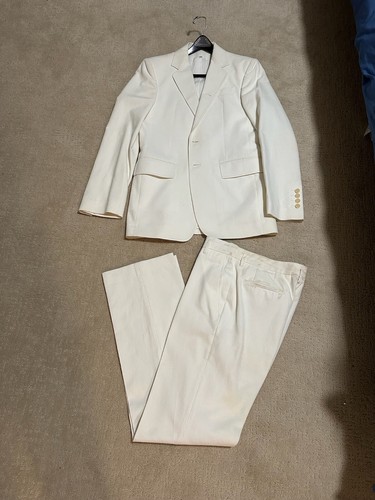 Rare Ann Demeulemeester White Suit – Owned by Benjamin Bossi of Romeo ...