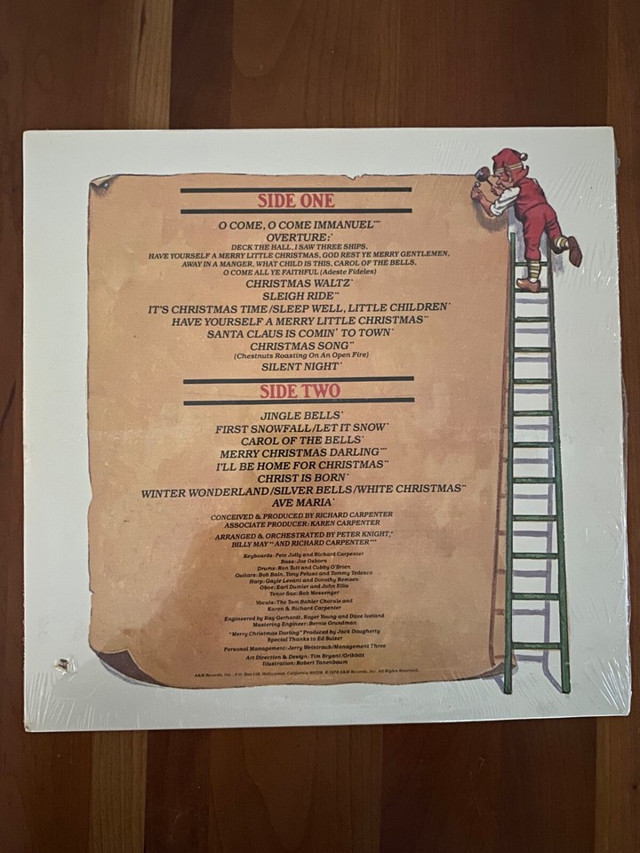 Sealed Carpenters Vintage 1978 vinyl Christmas Portrait A&M SP 4726 | eBay