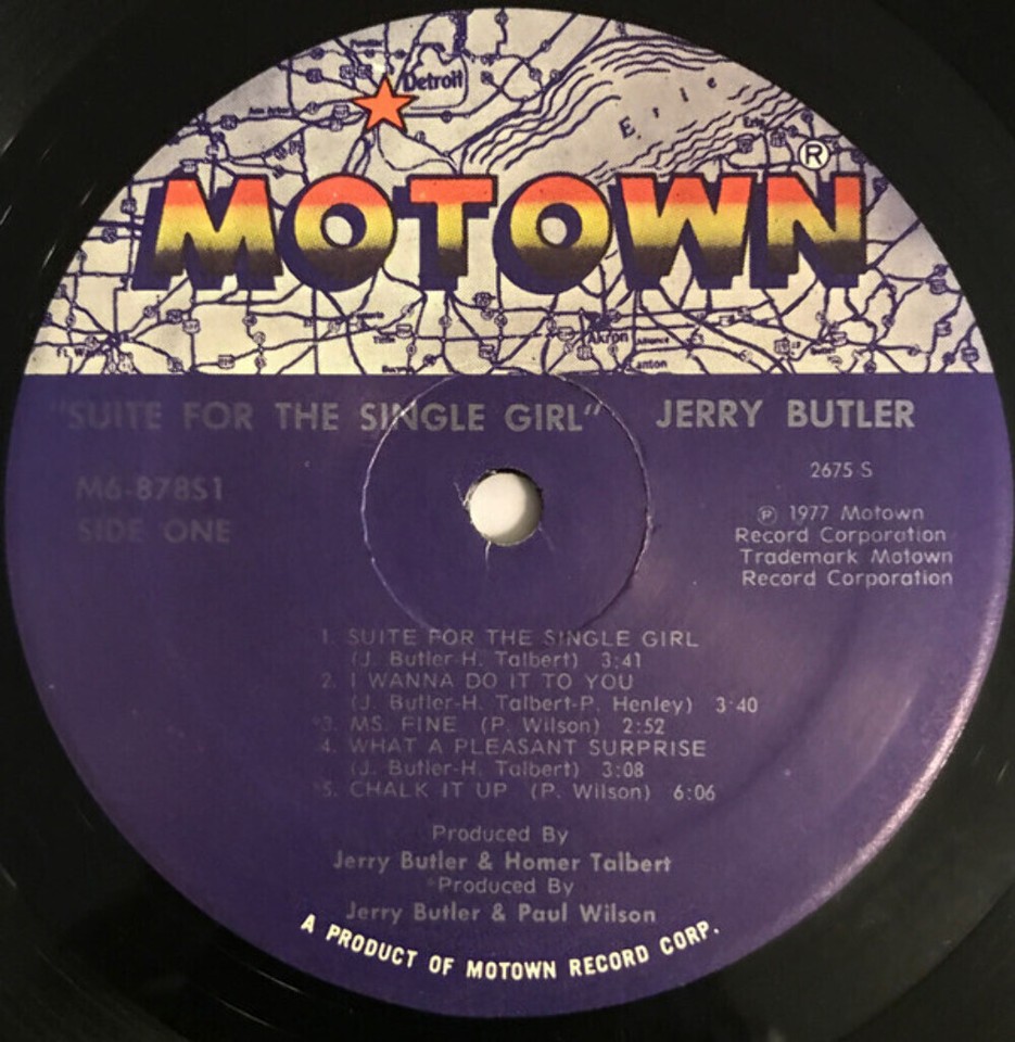 Jerry Butler - Suite For The Single Girl - Motown - M6-878S1 - LP ...