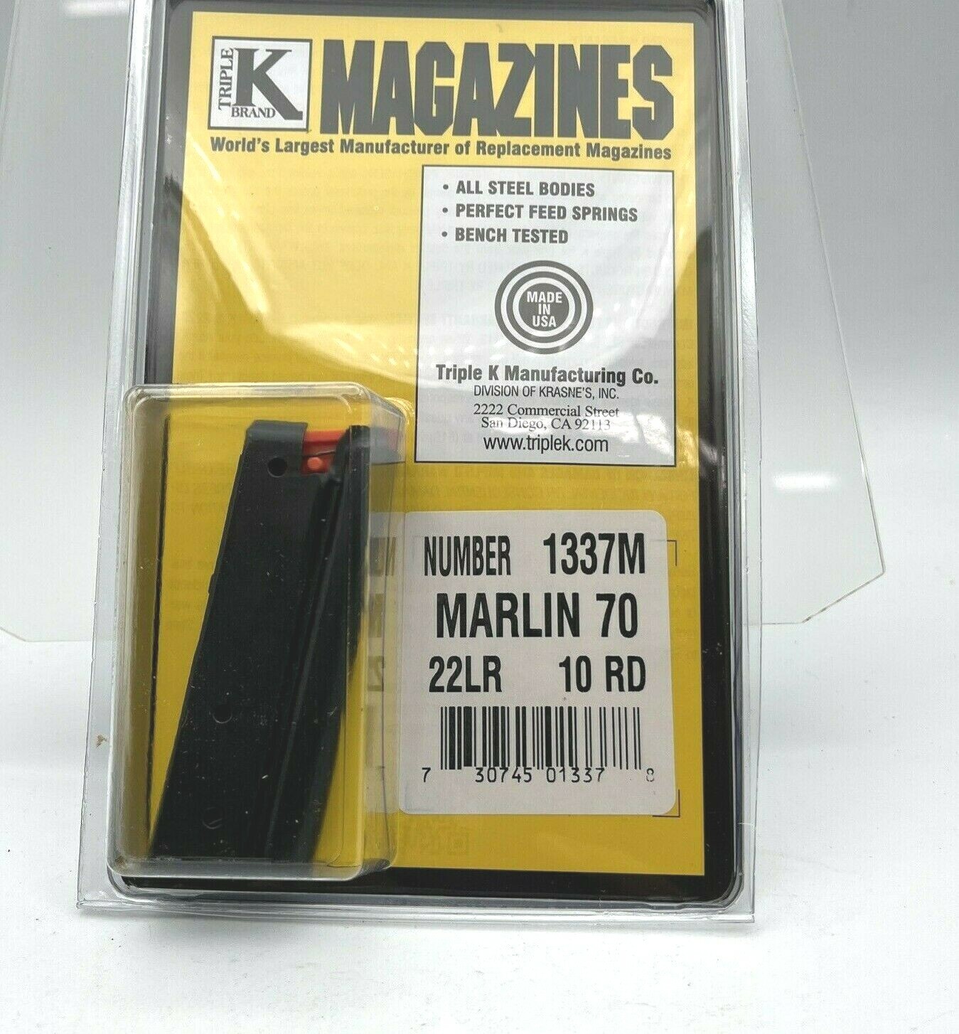 NEW Mag Clip for Marlin .22 LR 10 round Magazine 70 70P 70HC 995 22 989 ...