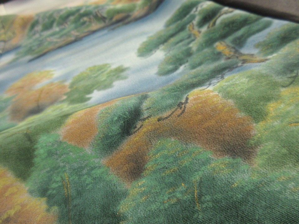 Japanese Aloha Shirt Kimono Yuzen Kyoto Japan Vintage Kyoyuzen ...