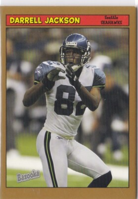 2005 Topps Bazooka Gold Darrell Jackson #31 Seattle Seahawks (Thick ...