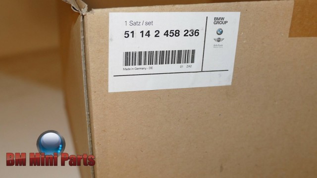 Genuine BMW Side Seal Foils Frozen Black 3 Series PN 51142458236 UK 26 ...
