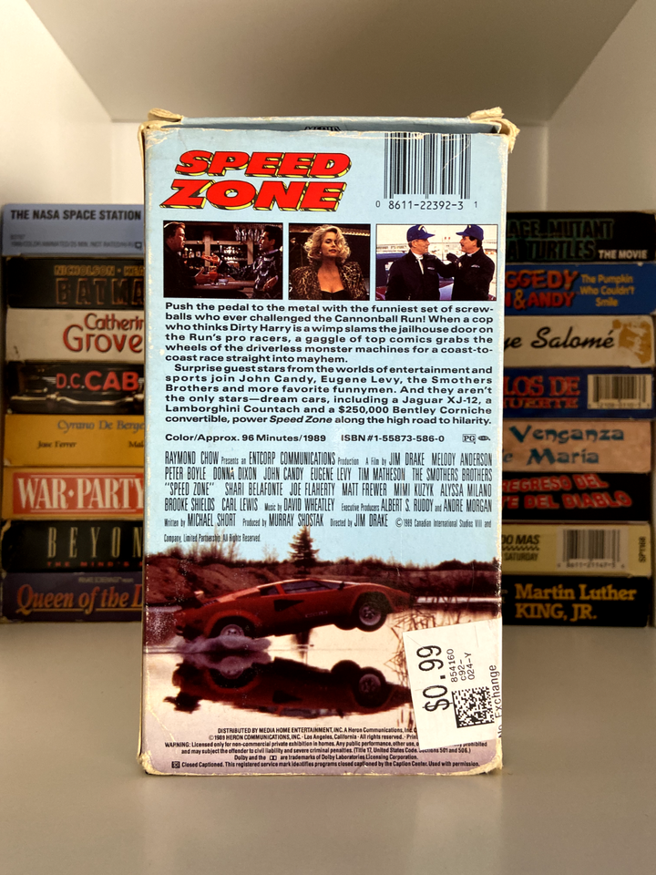 Speed Zone (VHS, 1990) GOOD TESTED 86112239231 | eBay