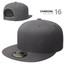 Cotton Snapback Hat Hip Hop Baseball Cap Solid Plain Flat Men Army Two ...