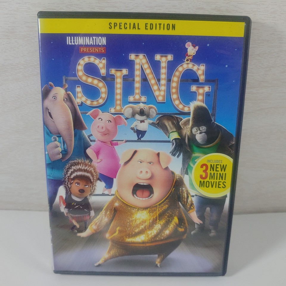 Sing (DVD, 2016, Special Edition) DVD w/ Slipcover 25192366635| eBay