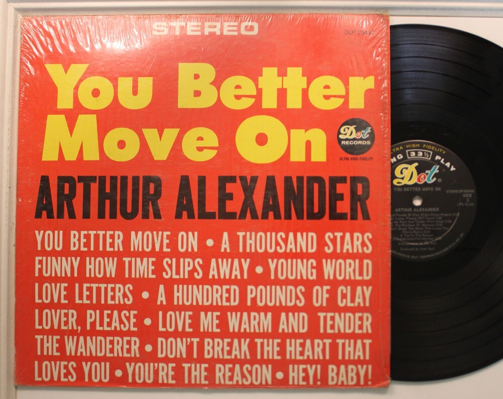 Arthur Alexander Lp You Better Move On On Dot - Vg+ To Vg++ (in shrink ...