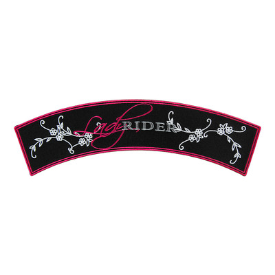Lady Rider Script Rocker Patch, Women's Rocker Patches | eBay
