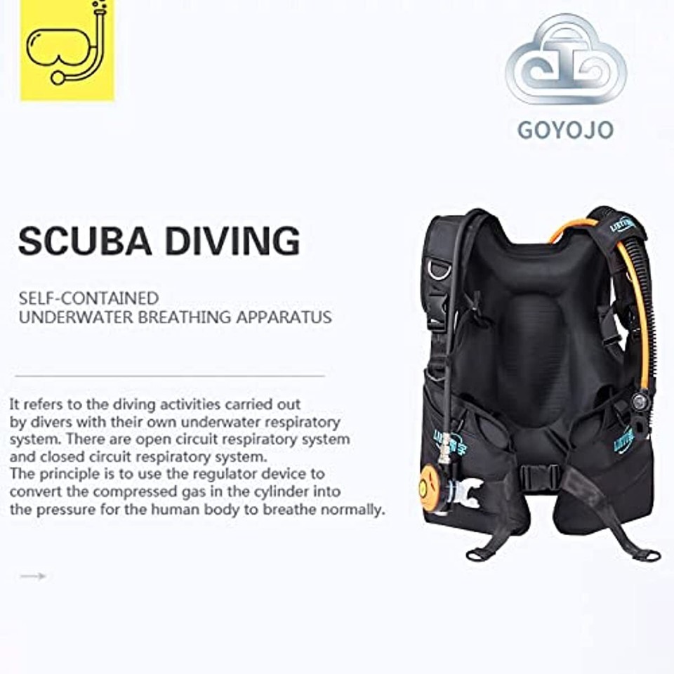 BCD Scuba Diving Buoyancy Compensator Rucksack Jacket Scuba Regulator ...