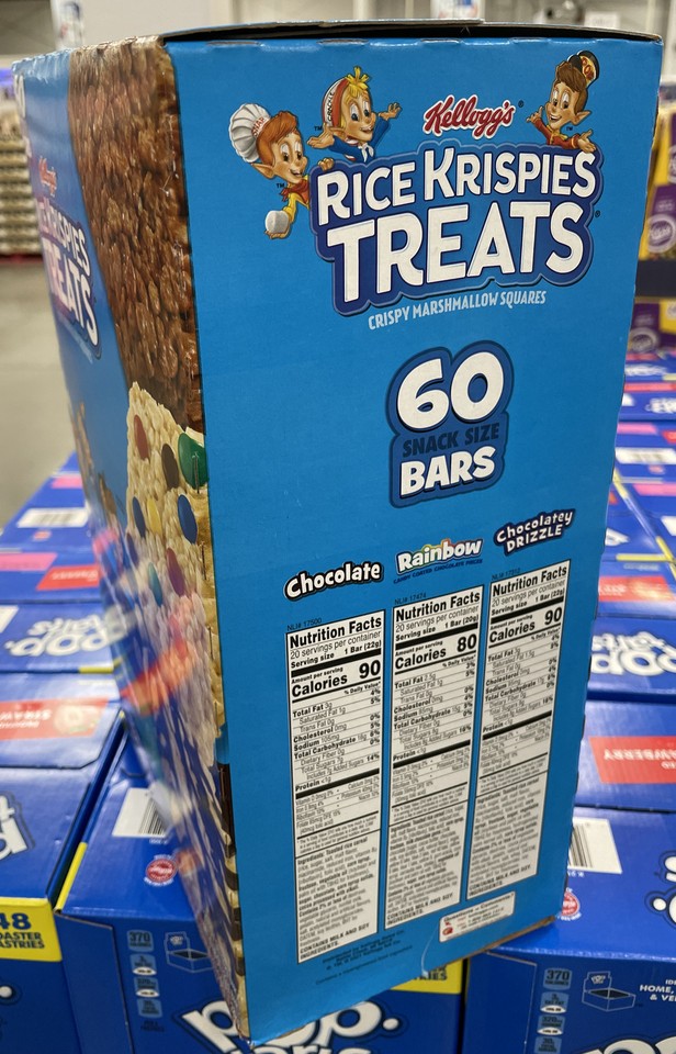 Rice Kripies Treats Crispy Mashmallow Squares 60 bars | eBay