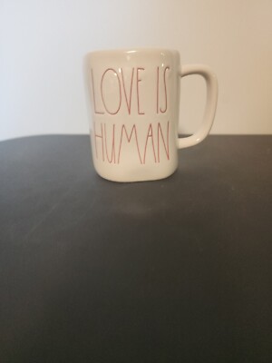 Rae Dunn Love is Human Ceramic Mug | eBay