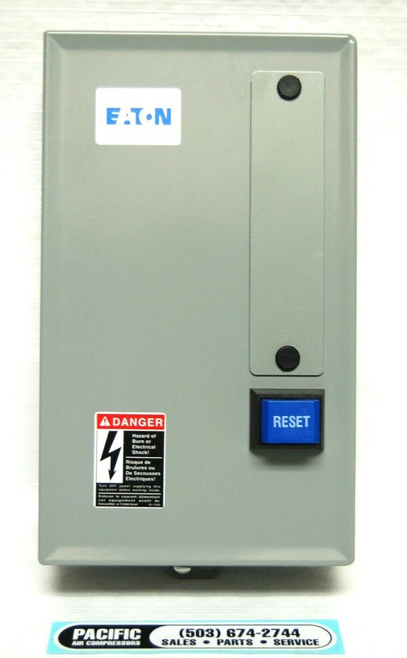 JENNY MAGNETIC MOTOR STARTER 5HP 230V SINGLE PHASE AIR COMPRESSOR PARTS ...