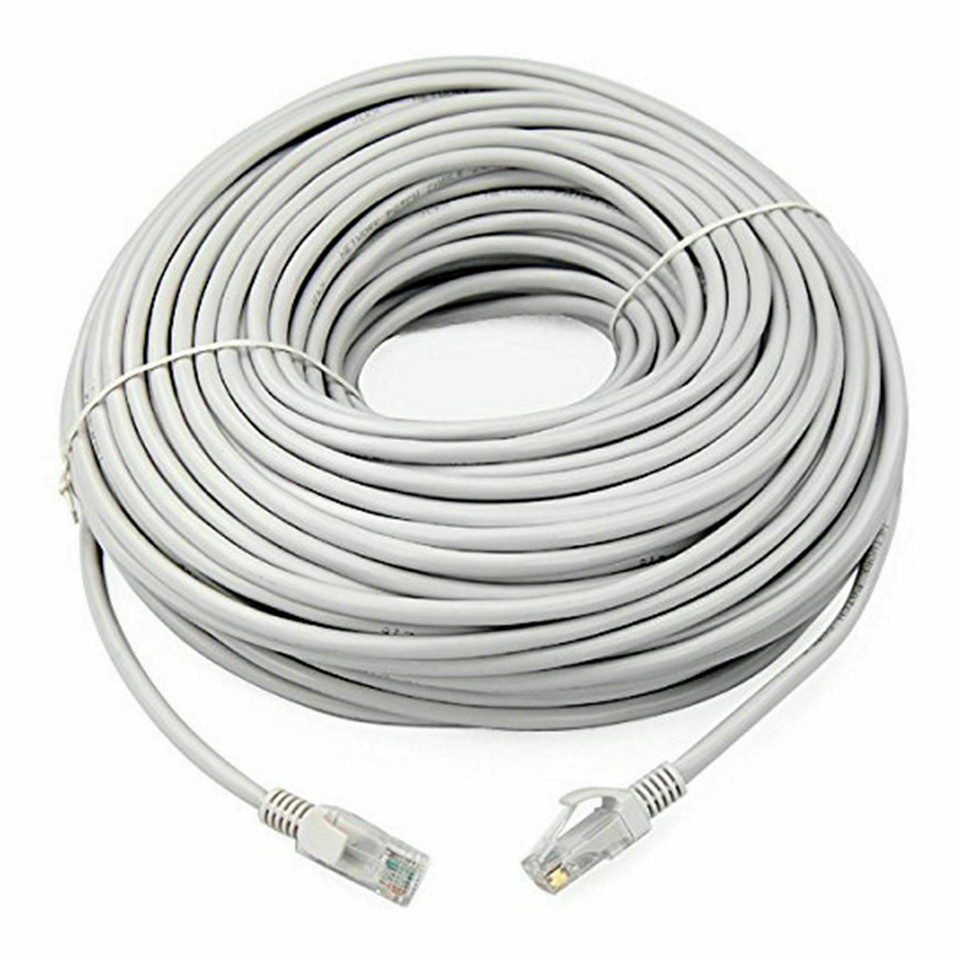 Networking Ethernet Cable Internet LAN Cat 5e RJ45 Patch Lead Lot ...