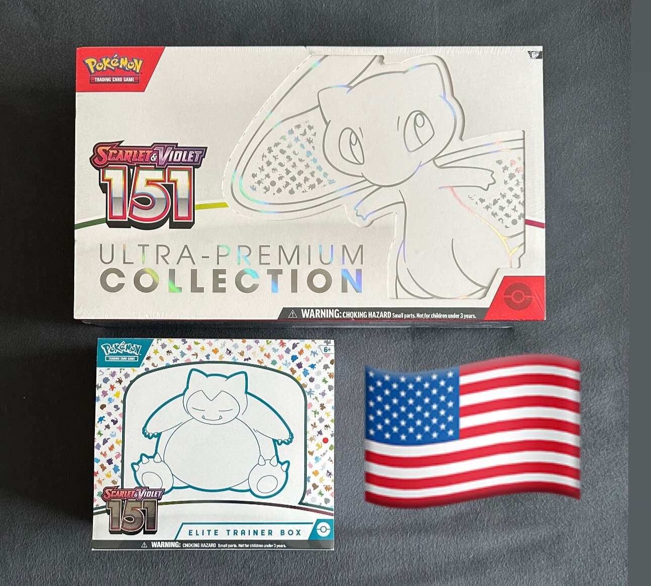 Pokemon 151 Ultra Premium Collection Box (UPC) + Elite Trainer Box (ETB ...