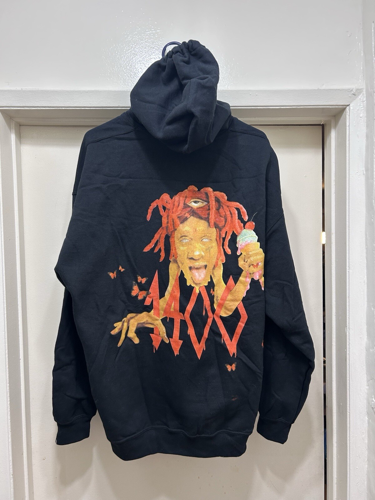 Trippie Redd Hoodie Adult XL Black Music Sweatshirt Lifes A Trip Logo ...