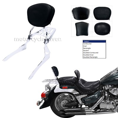 Sissy Bar Backrest with Luggage Rack for 1998-2012 Boulevard C90 ...