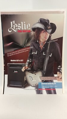 LESLIE G37 GUITAR AMPLIFIERS ANTHONY GNOMES 11 X 8.5 - PRINT AD. 6. | eBay