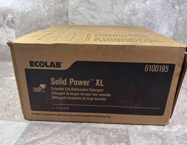 Ecolab Solid Power XL Dishwasher Machine Detergent - 9 lbs, Pack of 4 25469611857| eBay