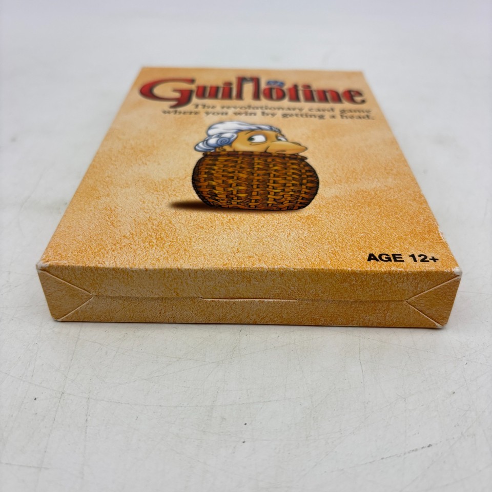 VINTAGE Guillotine Card Game COMPLETE Wizards of the Coast Hasbro 1998 ...