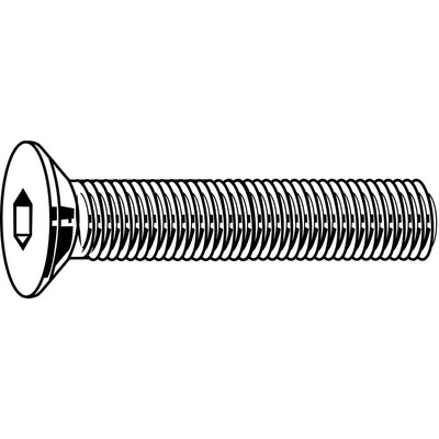 GRAINGER APPROVED M07400.100.0050 ScktFltHdScrw,Steel,M10-1.5,50mm L ...