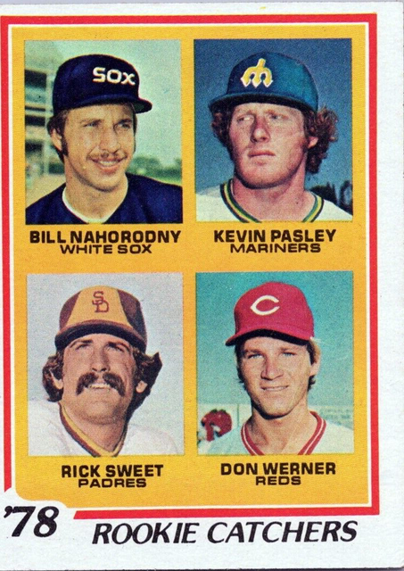 1978 Topps - Rookie Catchers #702 Don Werner, Rick Sweet, Kevin Pasley ...