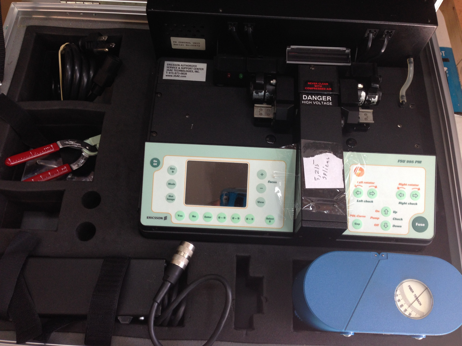 ERICSSON FSU 995PM FUSION SPLICER / CLEAVER FULL SET CALIBRATED | eBay