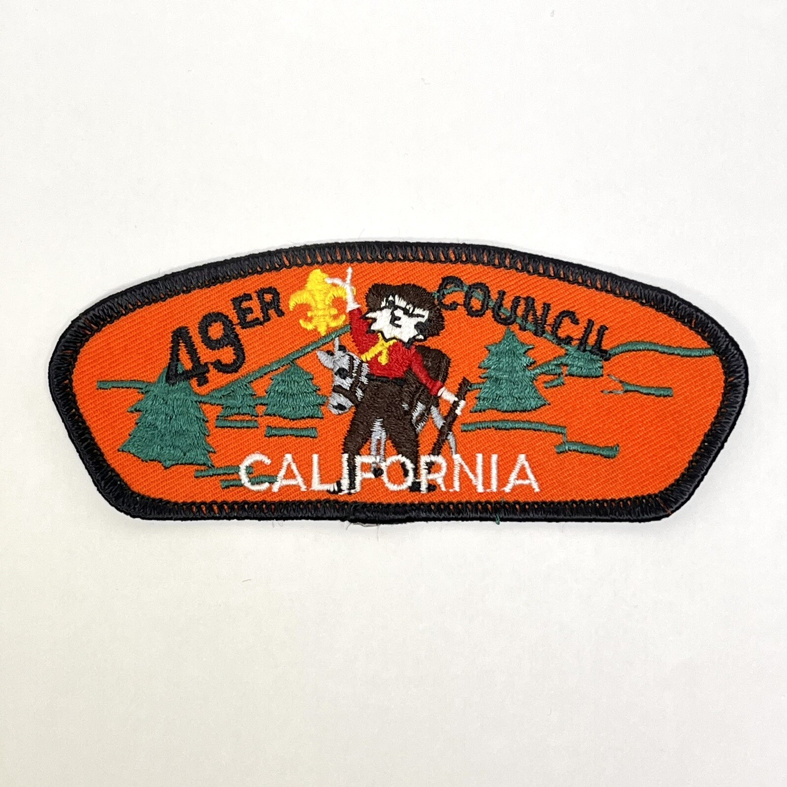 49er COUNCIL Patch Forty-Niner Gold Miner Mule Donkey BSA Boy Scouts | eBay