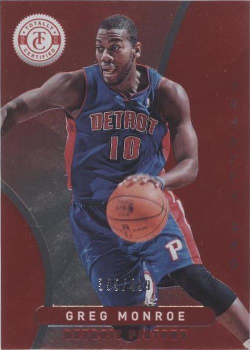 2012-13 Totally Certified - Greg Monroe #148 Totally Red /499 for sale ...