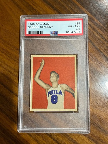 1948 Bowman #25 George Senesky PSA 4.5 VG-EX+ | eBay